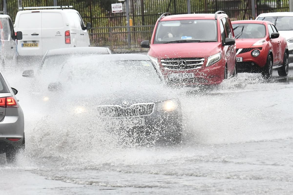 Flooding and torrential rain causes travel chaos in London Flooding and torrential rain causes travel chaos in London